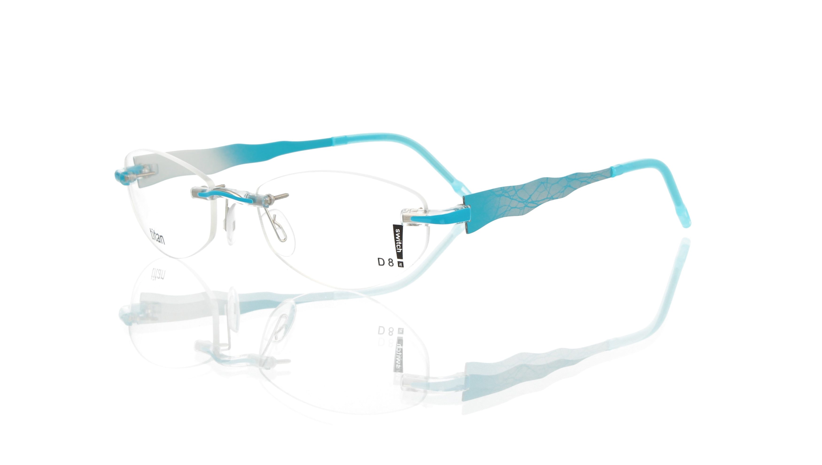 Switch it Garnitur 3356 Damenbrille türkis silber Netz günstig kaufen ...